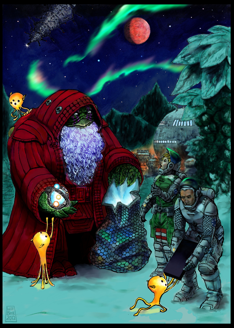 Alien Santa | willbeck.com